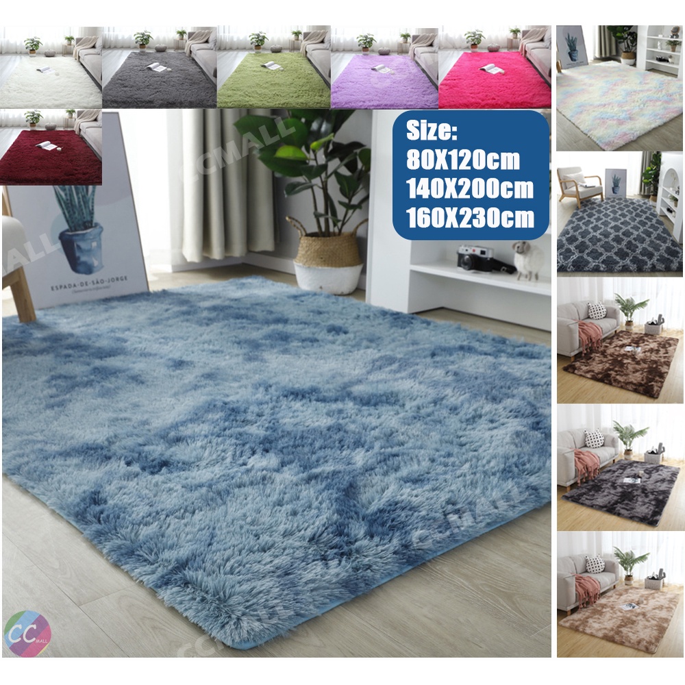 160X230 Shaggy carpet Fluffy Carpet Karpet floor mat Bedroom Living ...