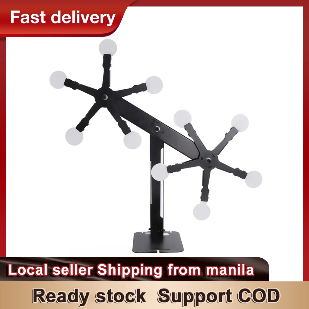 Resetting and Rotate The Metal Shooting Target Stand with 10 Steel ...