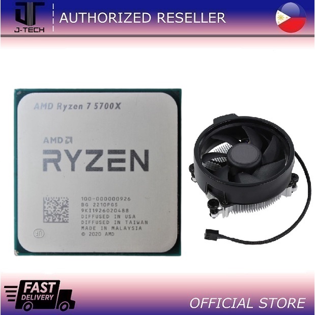 PROCESSOR AMD RYZEN 7 5700X/3.4GHZ/8CORE/16THD/32MB/AM4/NO BOX/W/O ...