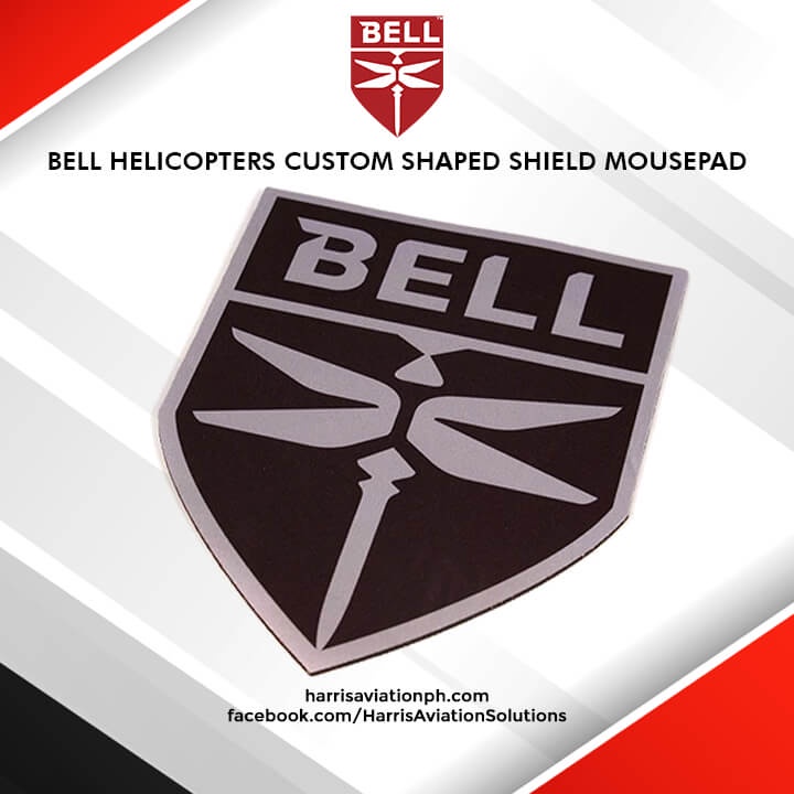 BELL HELICOPTERS CUSTOM SHAPED SHIELD Mousepad | Shopee Philippines