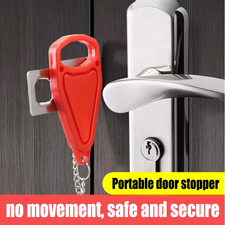 AshleyShop Security Anti-Theft Lock Portable Travel Door Lock Home ...
