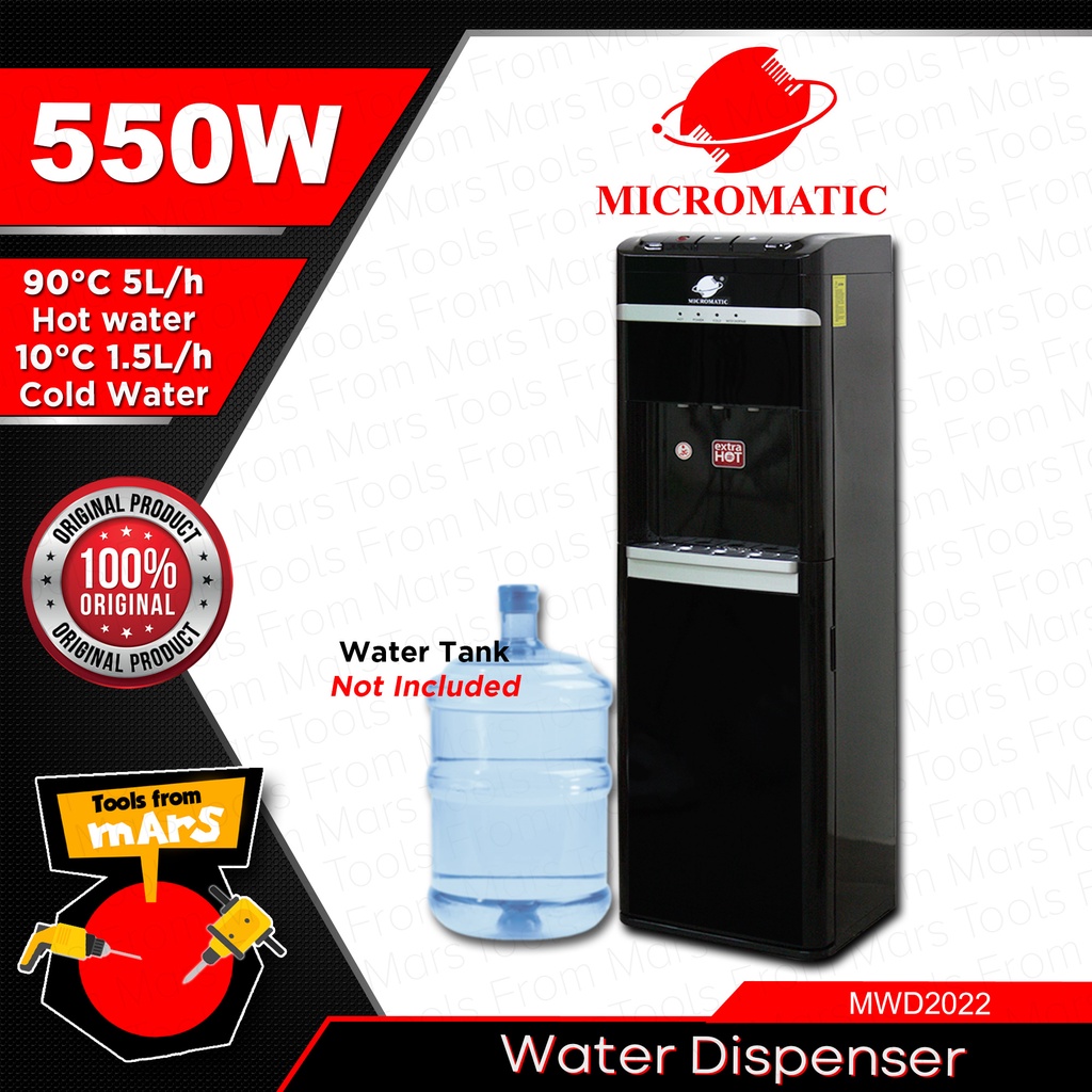 MICROMATIC Bottom Loading Hot & Cold Water Dispenser Water Tank With ...