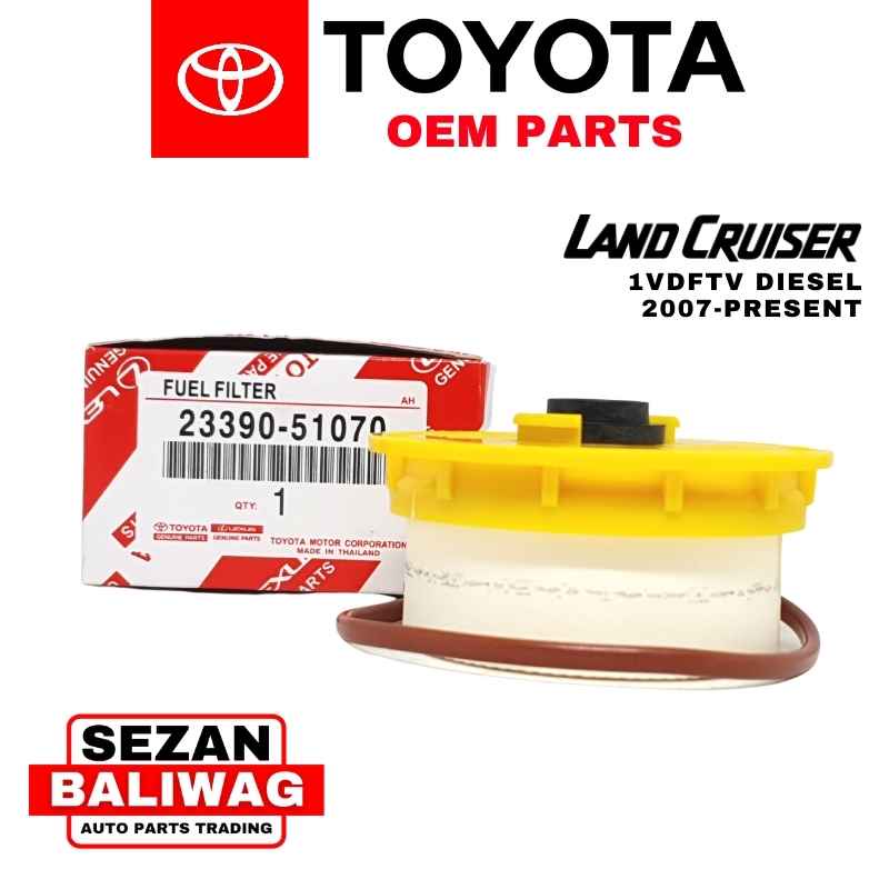 OEM TOYOTA FUEL FILTER ELEMENT LAND CRUISER 1VDFTV 2007-PRESENT 23390 ...