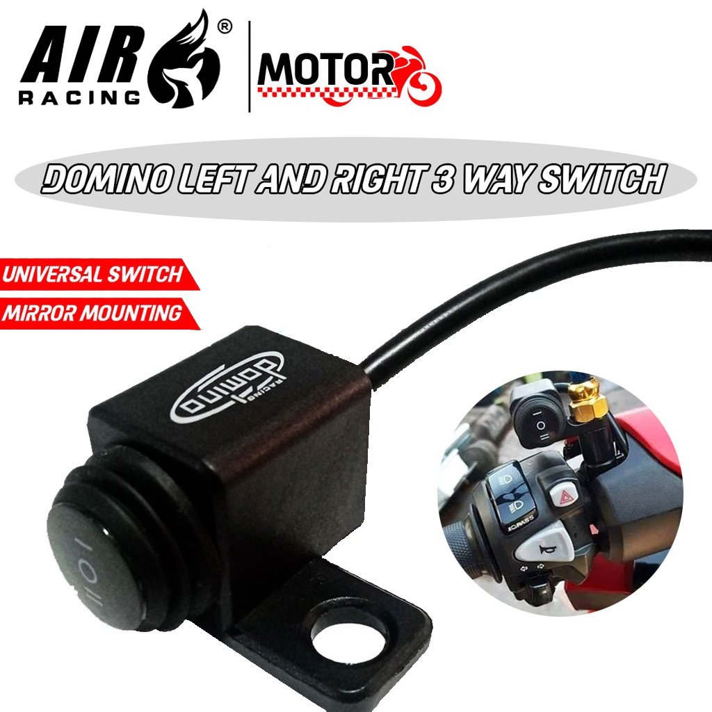 DOMINO Mini Driving Light Mirror Mount Switches Hazard Fog Light ON OFF ...