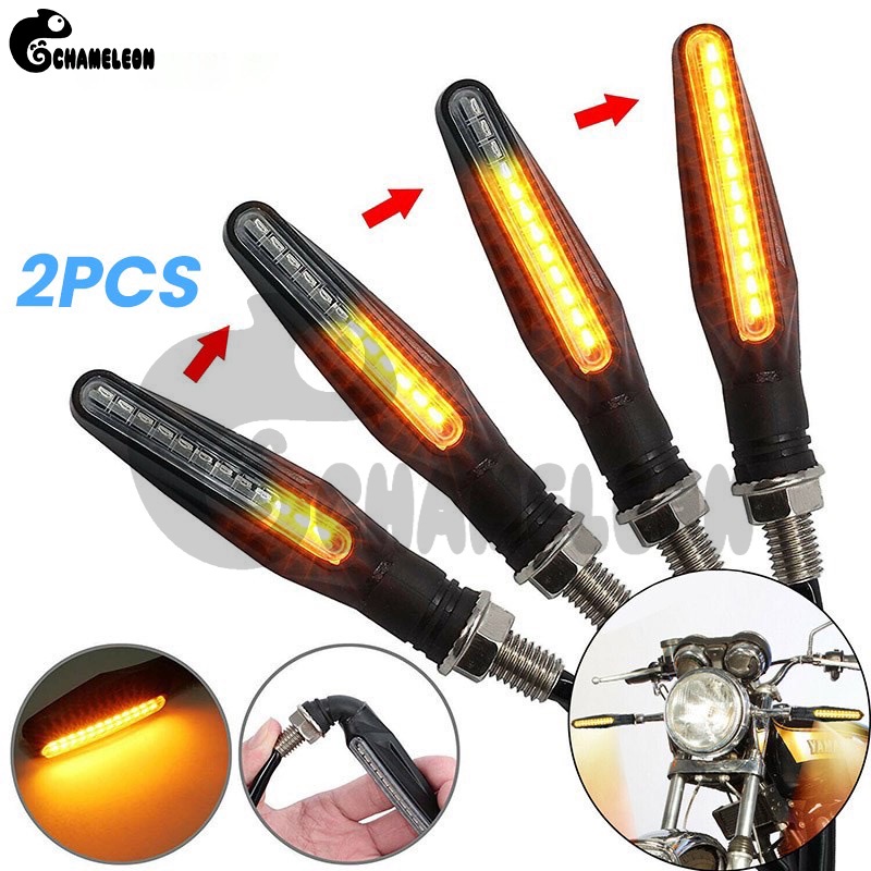 Chameleon Motorcycle Flasher Led Universal Flowing Water Rear Light ...