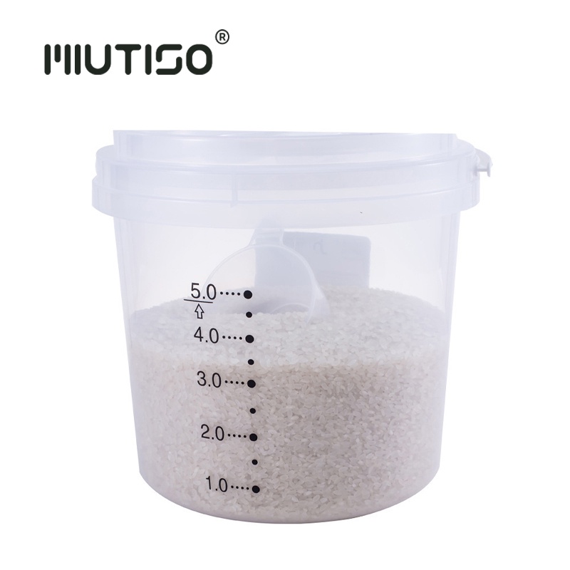 Miutiso Rice Dispenser Sealing Grain Box Food Storage Thickened Rice ...