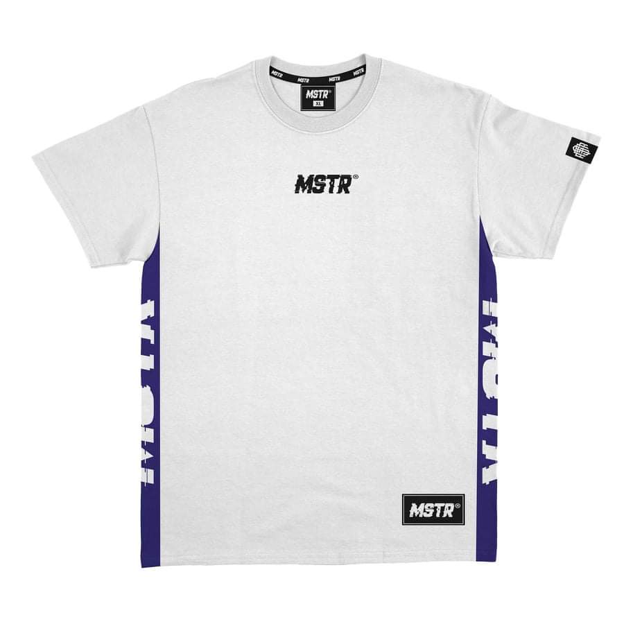MSTR CO.- SIDE PRINT Men T-Shirt (White Blue Side) | Shopee Philippines
