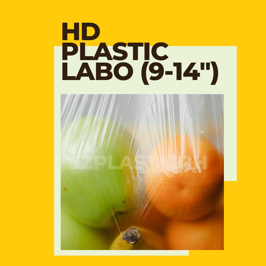 HD Plastic Bags 9 to 14 inches (100pcs) | Plastic Labo | Shopee Philippines