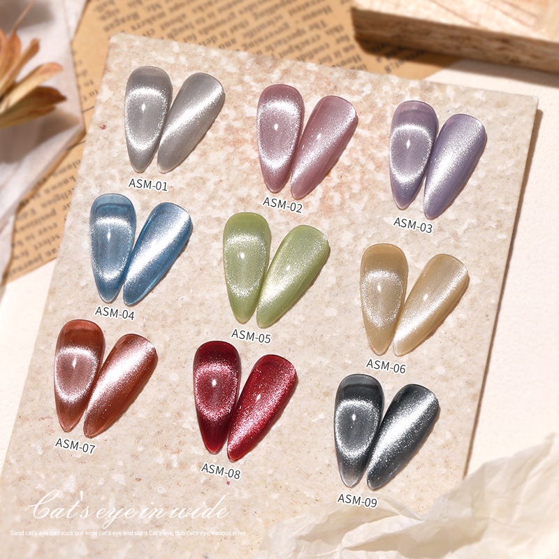 [COD] ASM Another Sexy AS Gel Polish Red Bottle 15ml Cat Eye 9D ...
