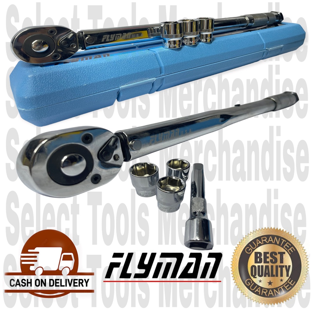 FLYMAN Usa Torque Wrench 1/2 drive 150FT LBS Maximum | Shopee Philippines