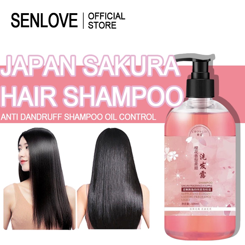 SENLOVE Sakura hair Shampoo anti dandruff Shampoo Oil Control Lasting ...