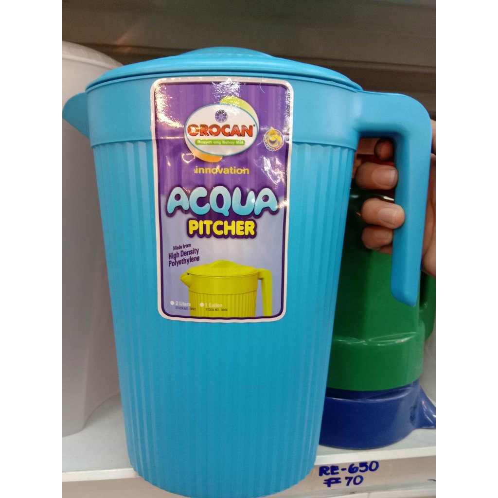 Orocan Plastic Pitcher 1 Gallon/2.2 Liters Bubbles | Shopee Philippines