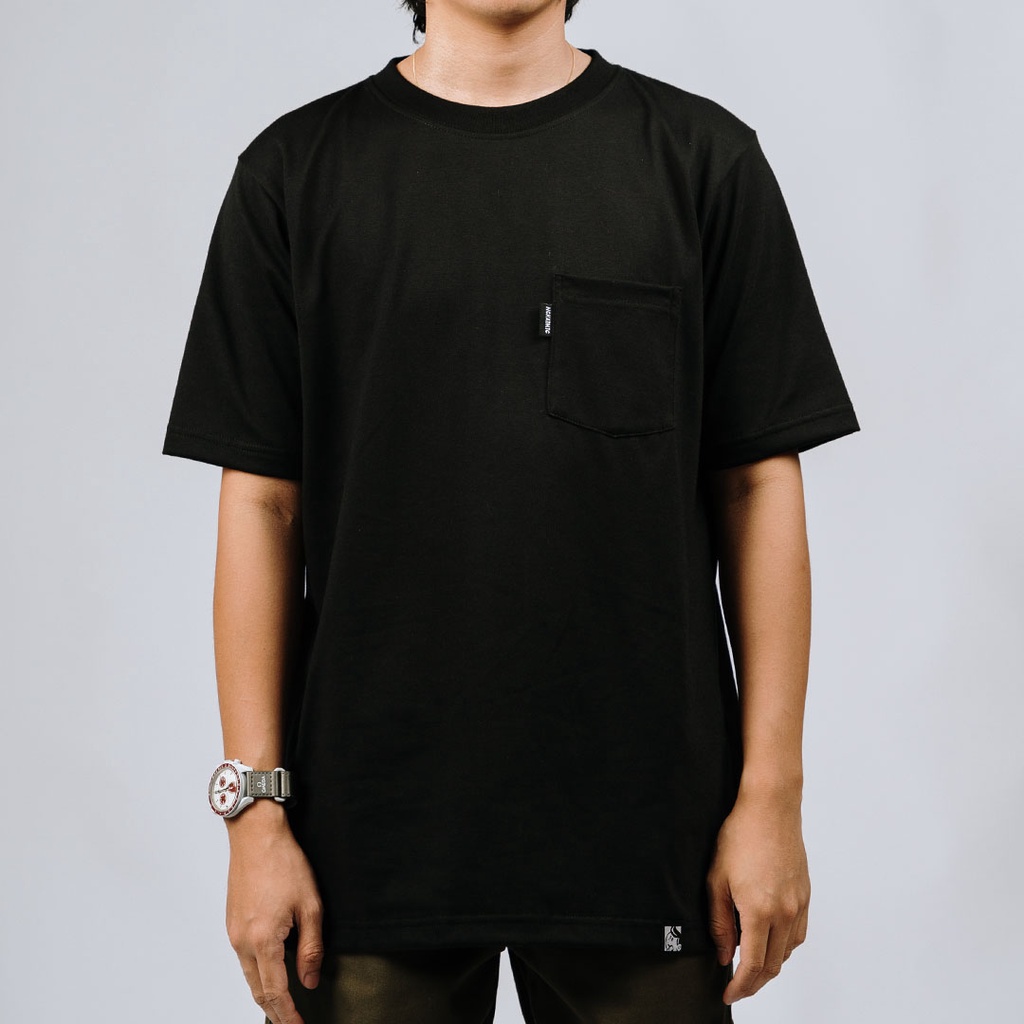 Nick Automatic "Nightfall Pocket Tee" Black T-Shirt | Shopee Philippines