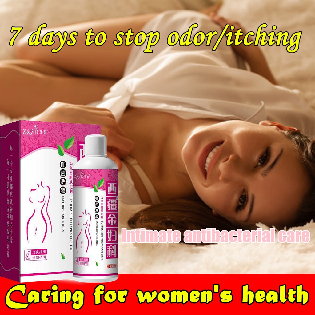 200ML Feminine Wash Female Anti bacterial Gel Vaginal Wash Anti-itching ...