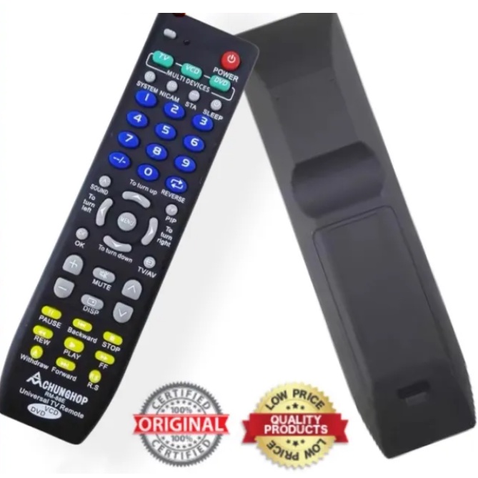RM-88E Universal Remote for TV DVD VCD 3in1 Universal Remote Control ...