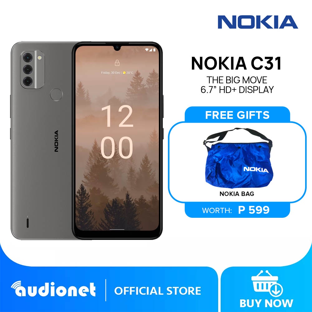 Nokia C31 Smartphone | 4GB RAM+128GB ROM | Octa-core processor | 13MP ...