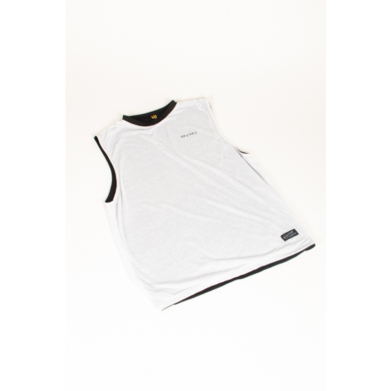 LEGAZY Baybayin Reversible Tank Top Sando 2.0 in White & Itim for Men ...