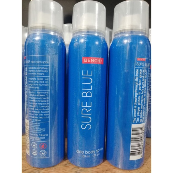 bench sure blue 100ml | Shopee Philippines
