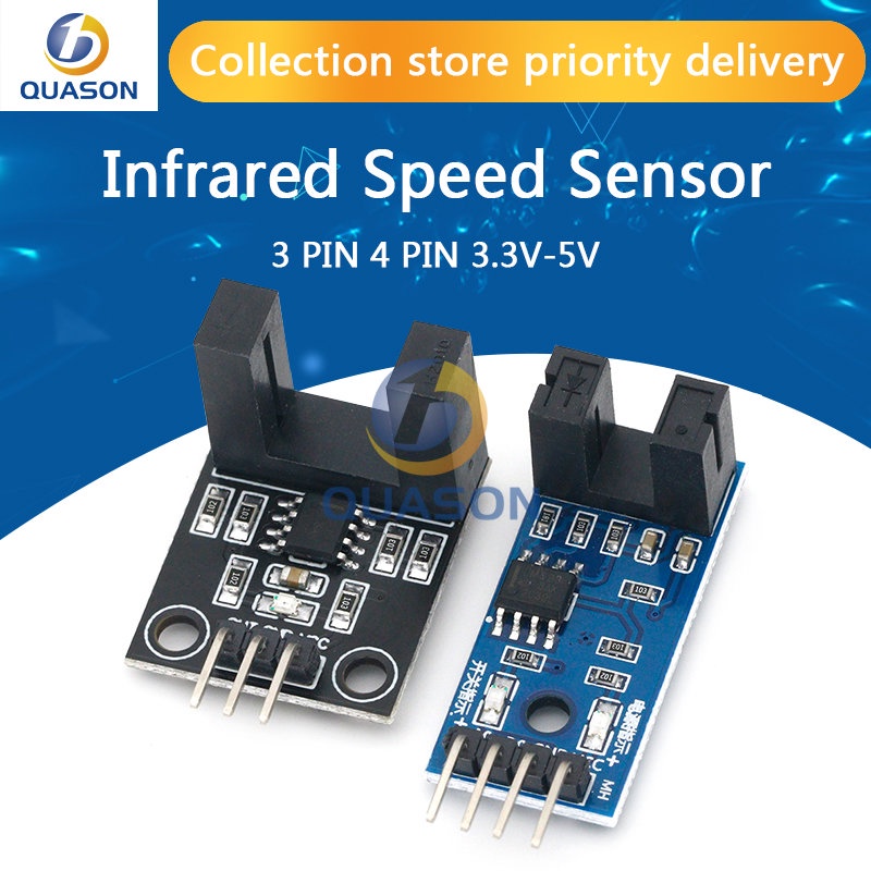 F249 4 PIN Infrared Speed Sensor Module For Arduino/51/AVR/PIC 3.3V-5V ... F249 4 PIN Infrared Speed Sensor Module For Arduino/51/AVR/PIC 3.3V-5V ...