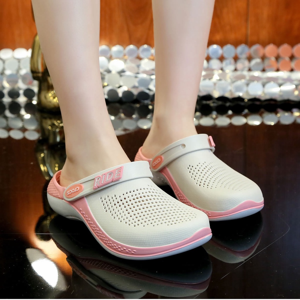 CAPE 2023 new crocs hole shoes LiteRide women and men casual flat Flip ...