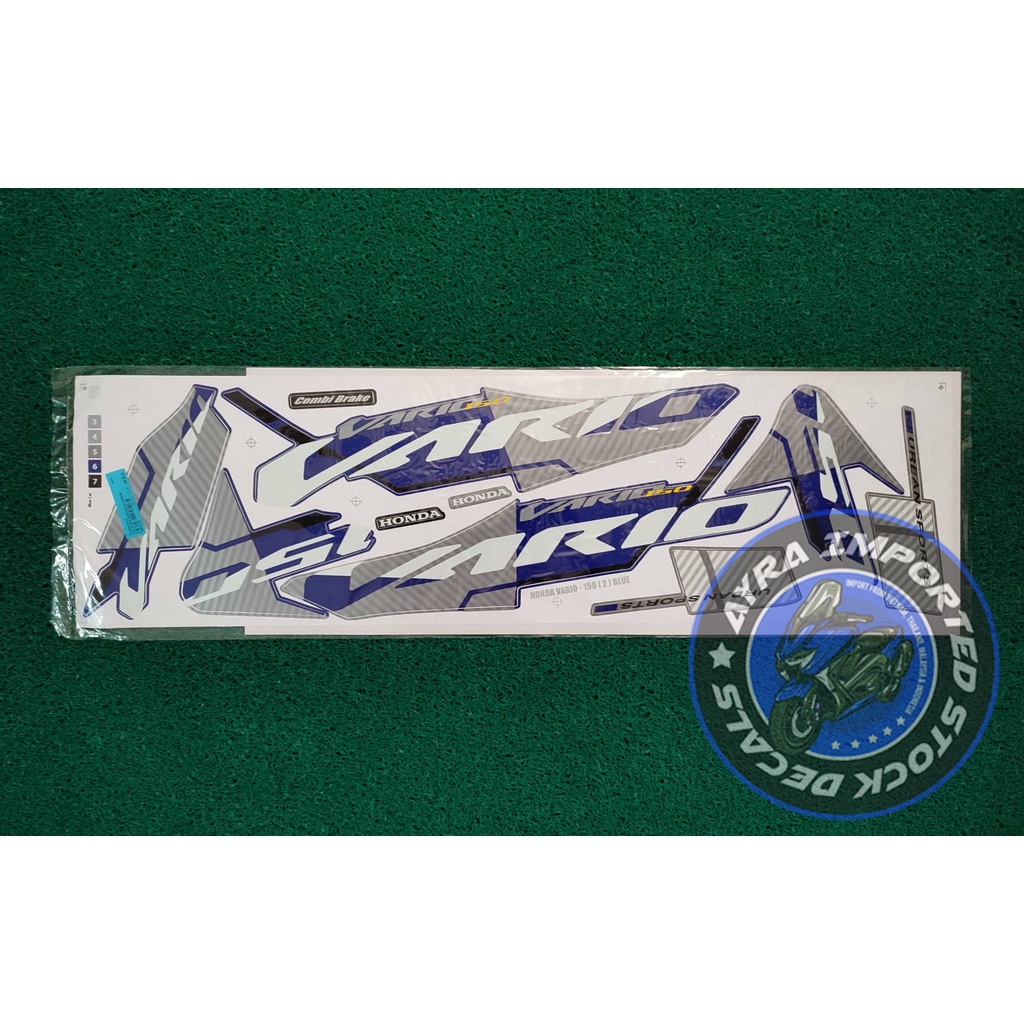 Honda Click 125i BLUE (MALAYSIA) Stock Decal/Sticker | Shopee Philippines
