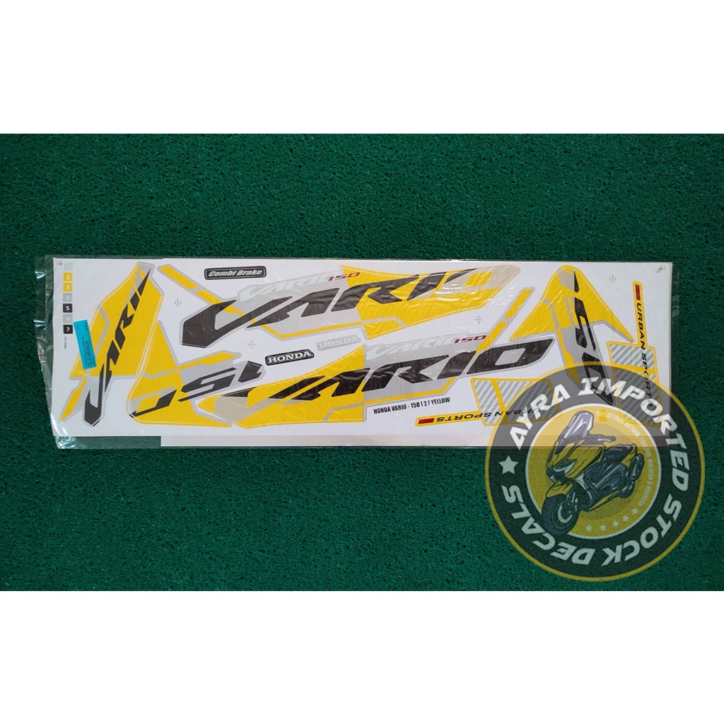 Honda Click 125i YELLOW (MALAYSIA) Stock Decal/Sticker | Shopee Philippines