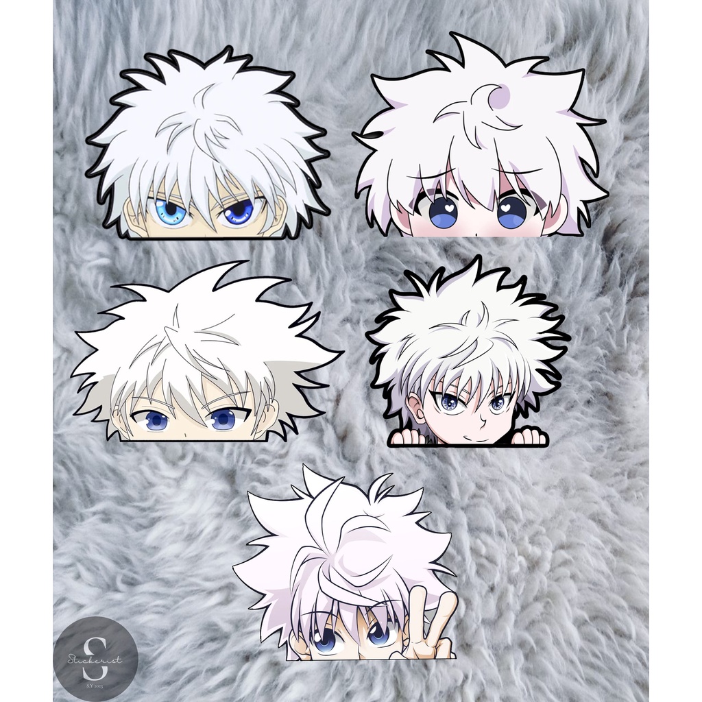 Killua Zoldyck HUNTER X HUNTER Waterproof Laminated Vinyl Sticker 3D ...