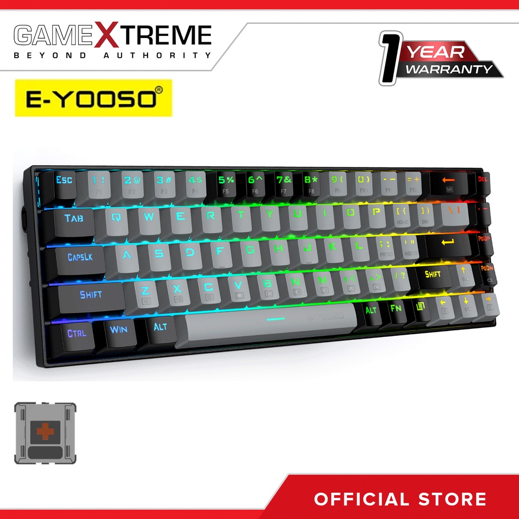 E-Yooso Z 686 Rgb Mechanical Gaming Keyboard | Shopee Philippines