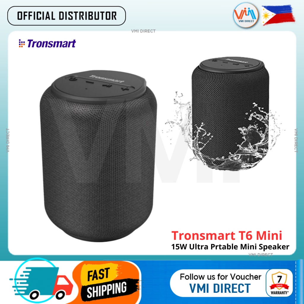Tronsmart Element T6 Mini Bluetooth Speaker 15W Ultra Portable Speaker ...