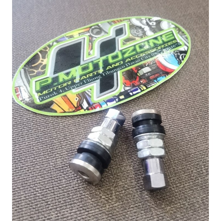 Tire valve / Pito, For tubeless tire. Stainless, sold by pair or by pc ...