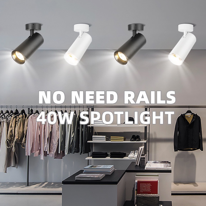 No Need Rails Foldable Spotlight Surface Mounted Led Spotlight ...