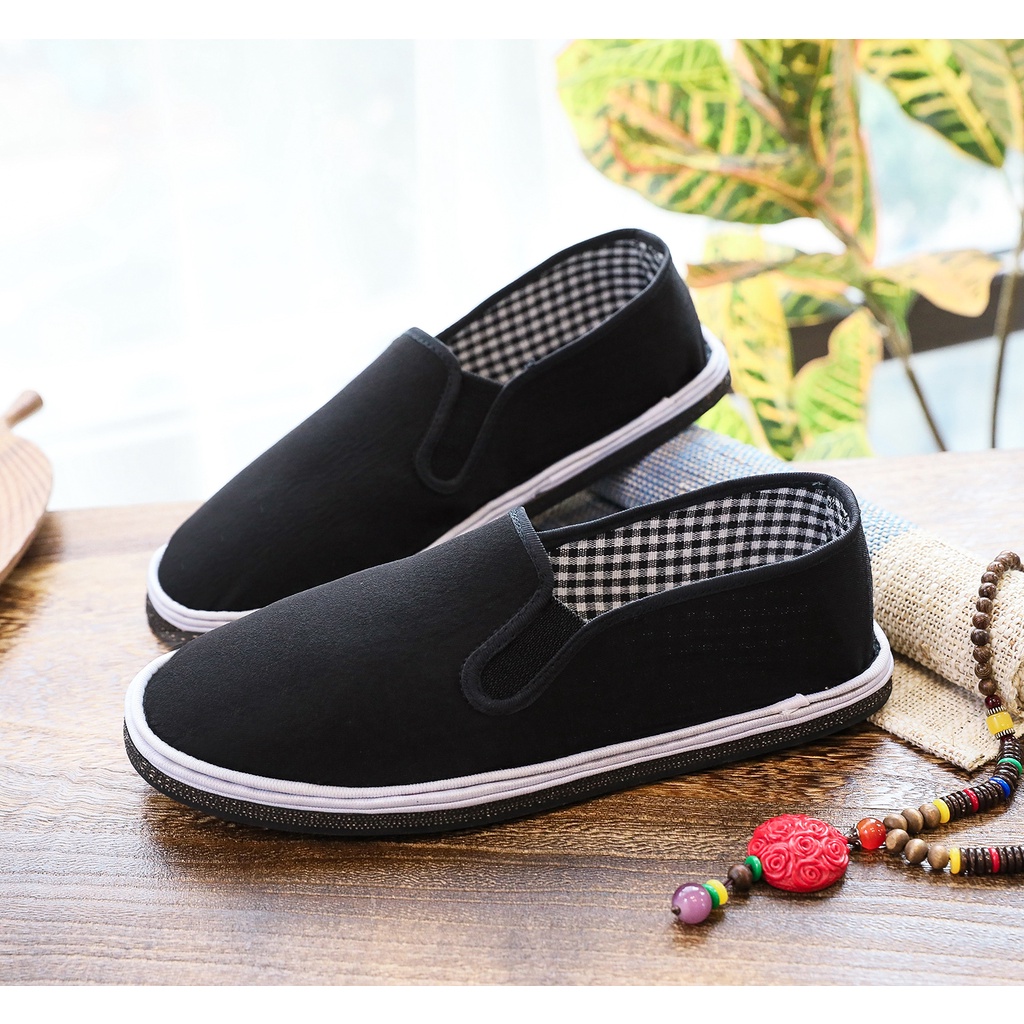 men's beijing cloth shoes handmade thousand-ply bottom non-slip ...