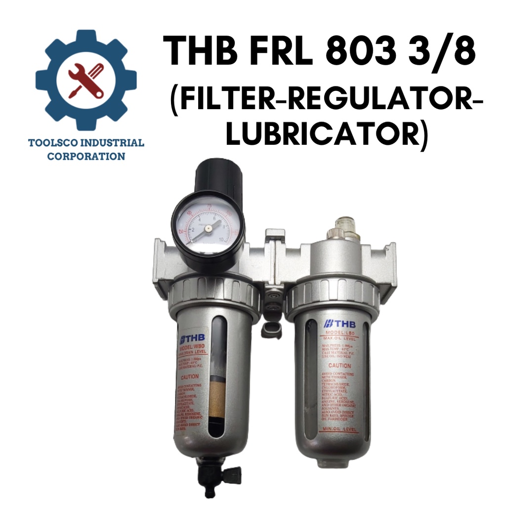 THB FRL 803 3/8(FILTER-REGULATOR-LUBRICATOR) | Shopee Philippines