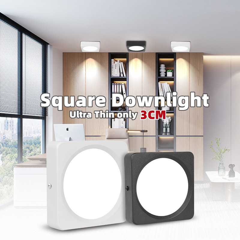 Pin Light Led Downlight Ceiling Lights Surface Mounted Square Downlight ...