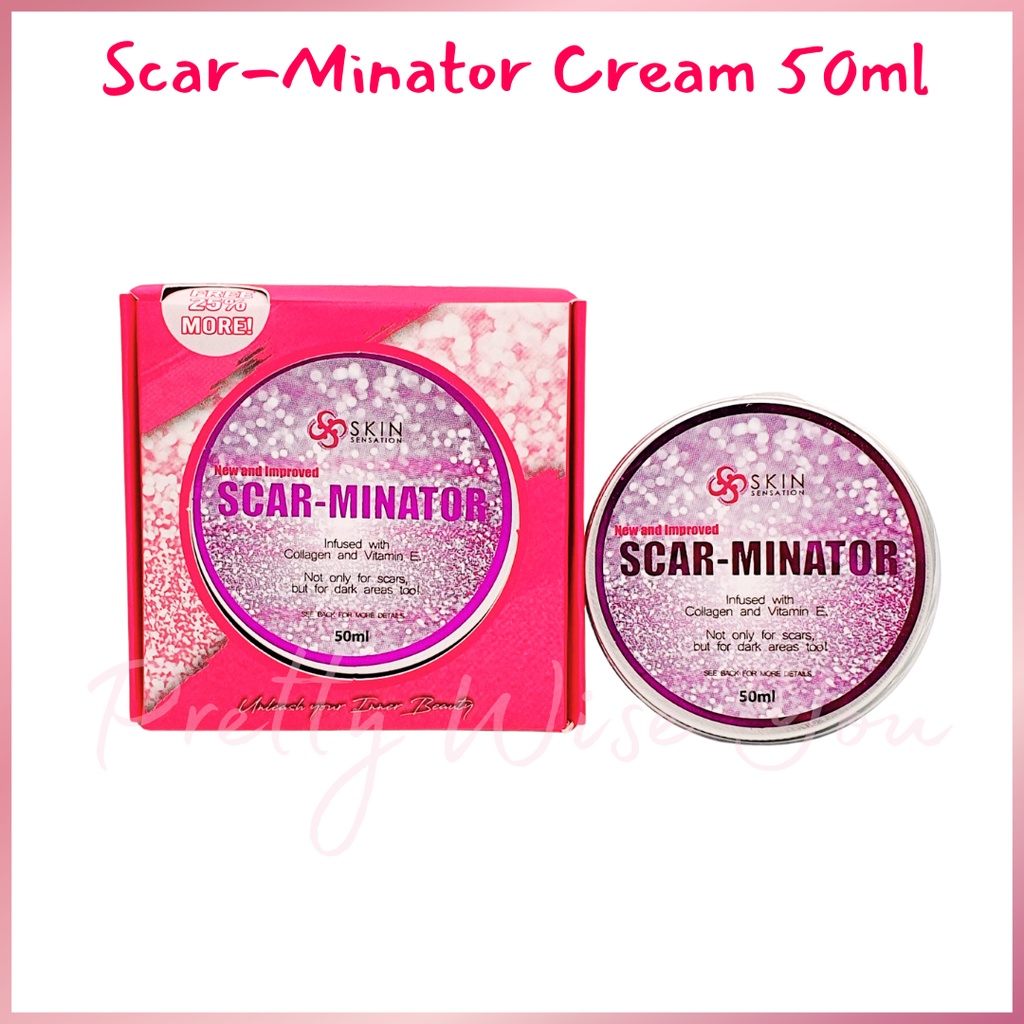 Scarminator Cream with Collagen and Vitamin E by Skin Sensation 50g ...