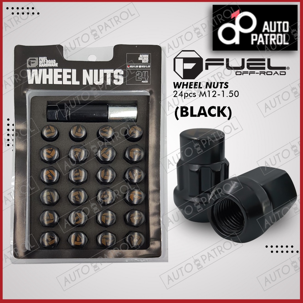 Fuel Off Road Lug nuts Original Made in USA 1.50 24pcs with Hex adaptor ...