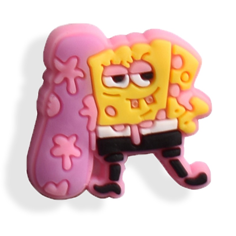 Classic Cartoon Anime SpongeBob SquarePants Graffiti Series Jibbitz set ...