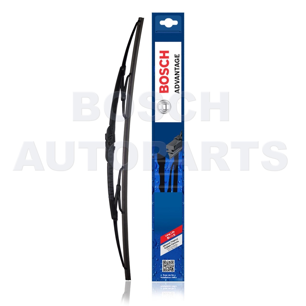 BOSCH WIPER BLADE ADVANTAGE SINGLE 12", 14", 16", 17", 18", 19", 20", 21", 22", 24", 26 ...