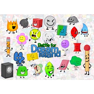 BFDI (Battle For Dream Island BFDI) -Vinyl Sticker | Shopee Philippines