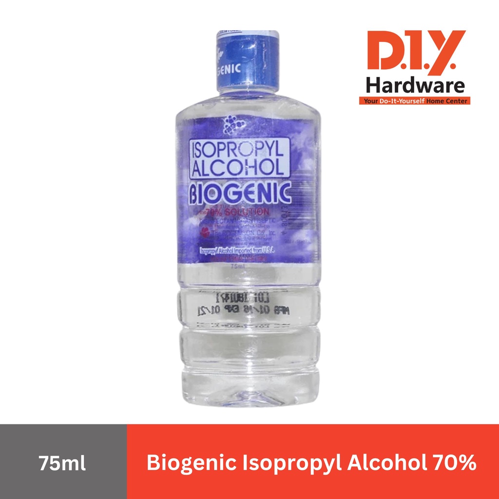 Biogenic Isopropyl Alcohol 70% 75ml | Shopee Philippines Biogenic Isopropyl Alcohol 70% 75ml | Shopee Philippines