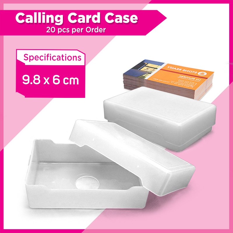 Calling Card Case ATM Card Size (20-50 pcs per order) | Shopee Philippines