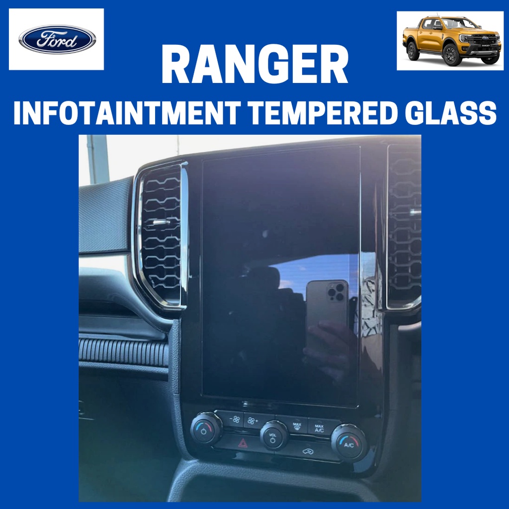 Next Gen Ford Ranger Raptor Ford Everest Infotainment Tempered Glass ...
