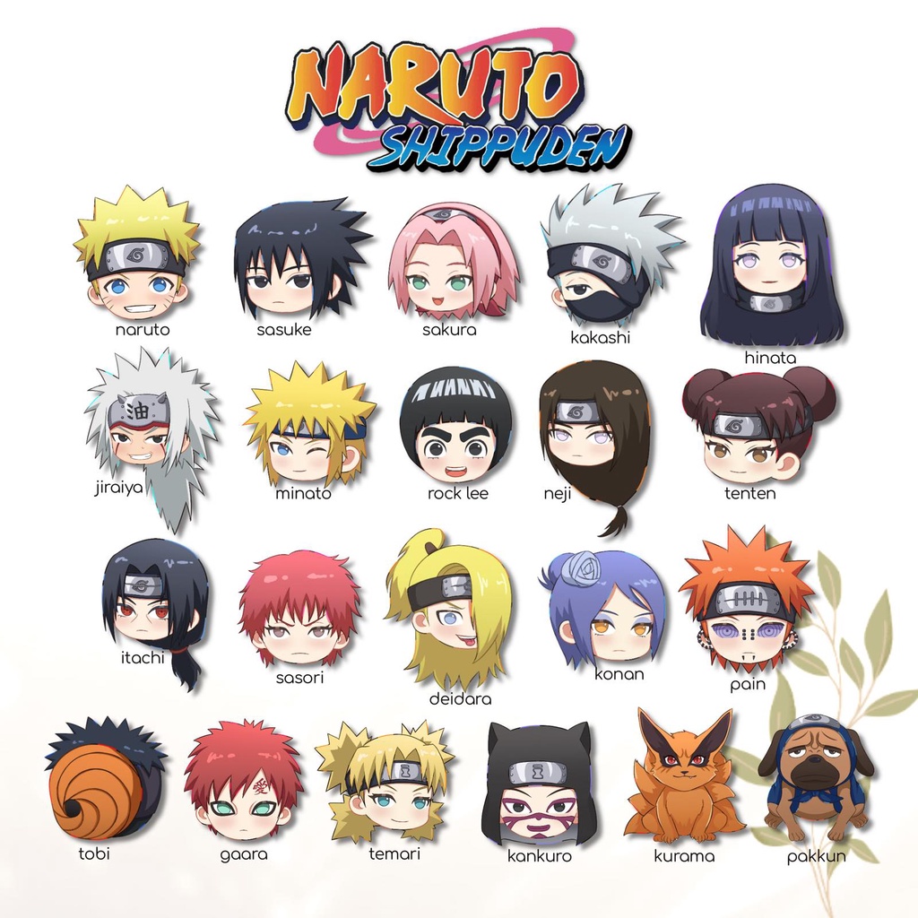 moonchiine | Naruto Waterproof Stickers/ Journal Stickers/ Sticker Bomb ...