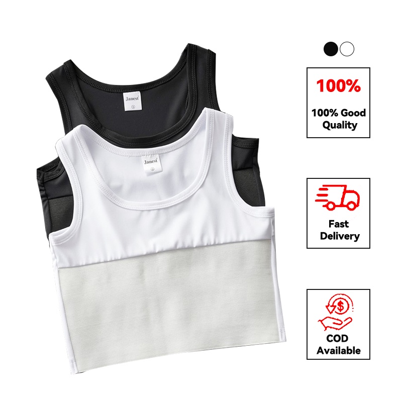 Short Chest Breast Bandage Breathable Crop Top Vest Tight Breat Binder ...