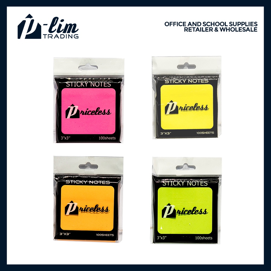 (PL11) Priceless Sticky Notes 3x3" | Shopee Philippines