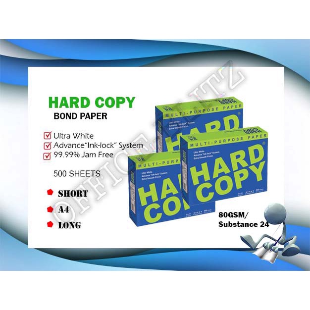 Hardcopy 80gsm (Short / a4/ long) | Shopee Philippines