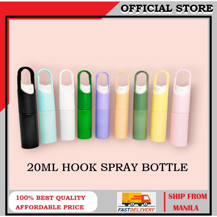 20ML MINI HOOK SPRAY Bottle Refillable-Perfect for Alcohol Perfume ...