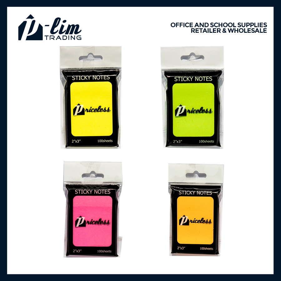 Priceless Sticky Notes (2x3") | Shopee Philippines