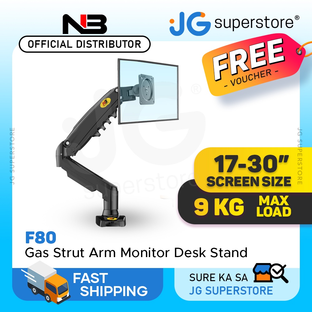 North Bayou NB F80 Heavy Duty Monitor Desk Mount Stand (for 17" - 30 ...