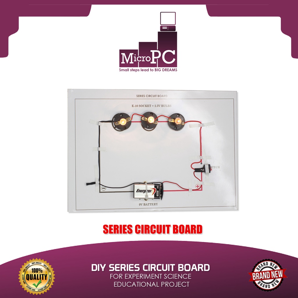 SERIES CIRCUIT BOARD FOR EXPERIMENT SCIENCE EDUCATIONAL PROJECT ...